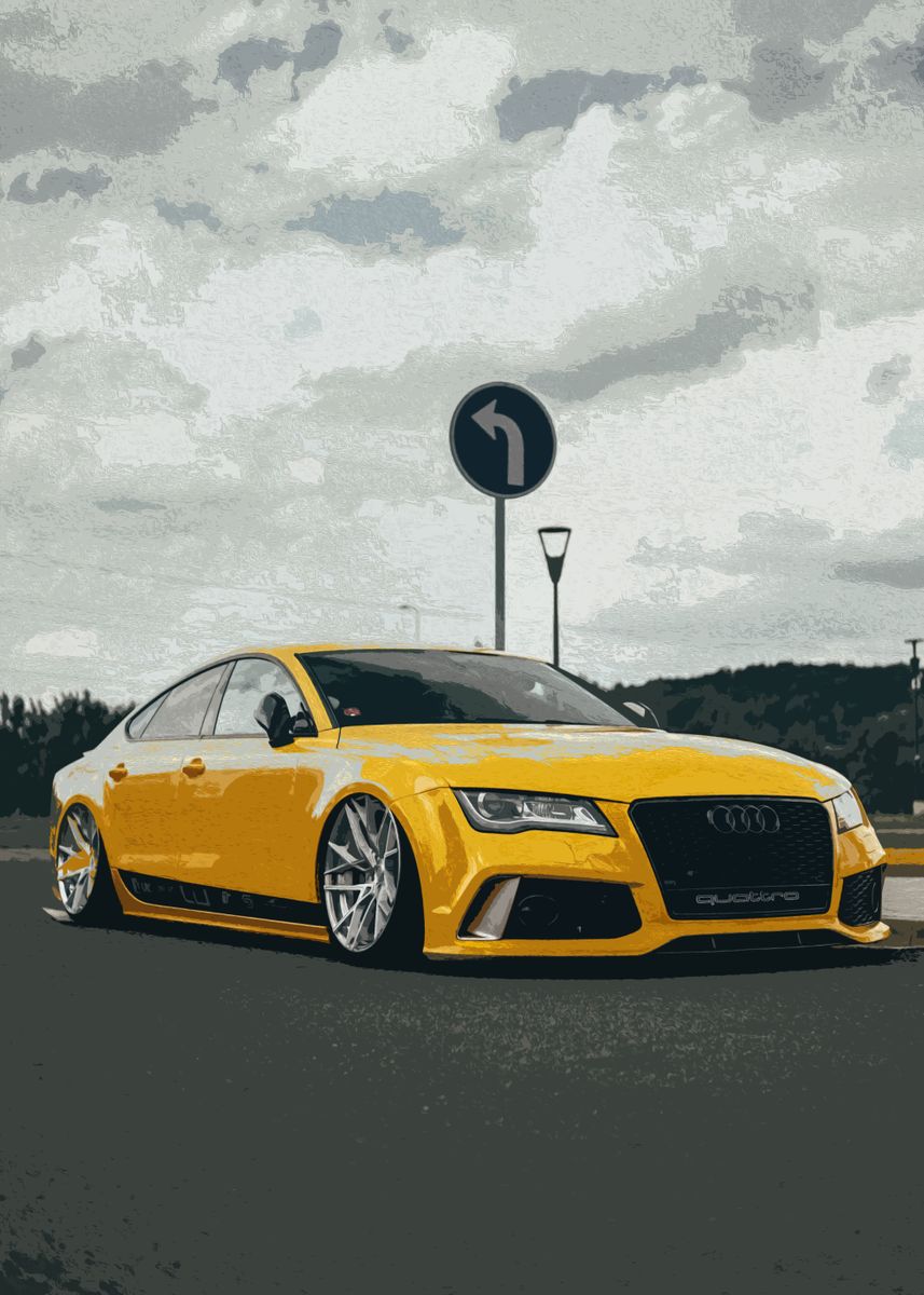 'Audi Car' Poster by Motivation ManiaC | Displate