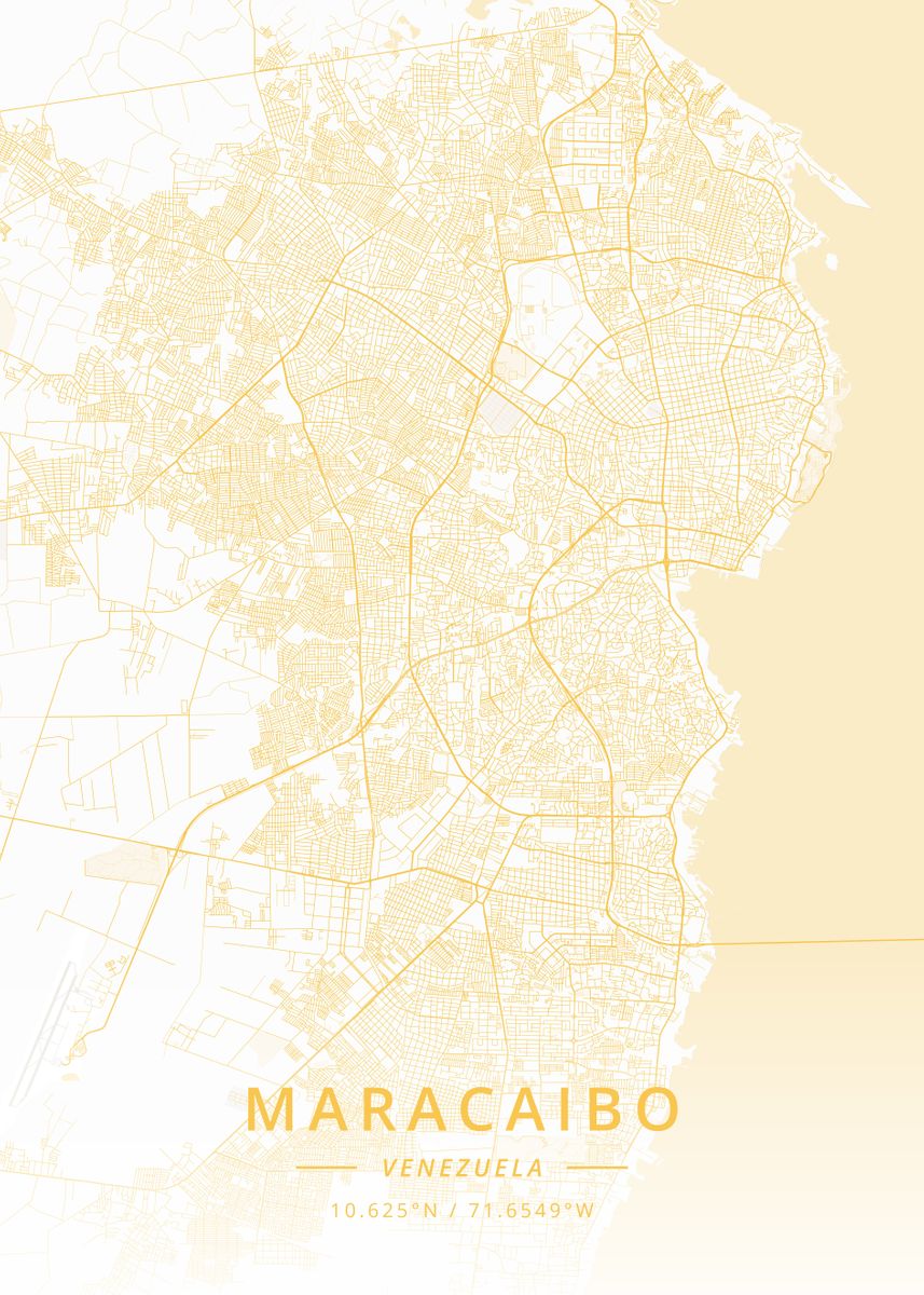 'Maracaibo Venezuela' Poster, picture, metal print, paint by Designer ...