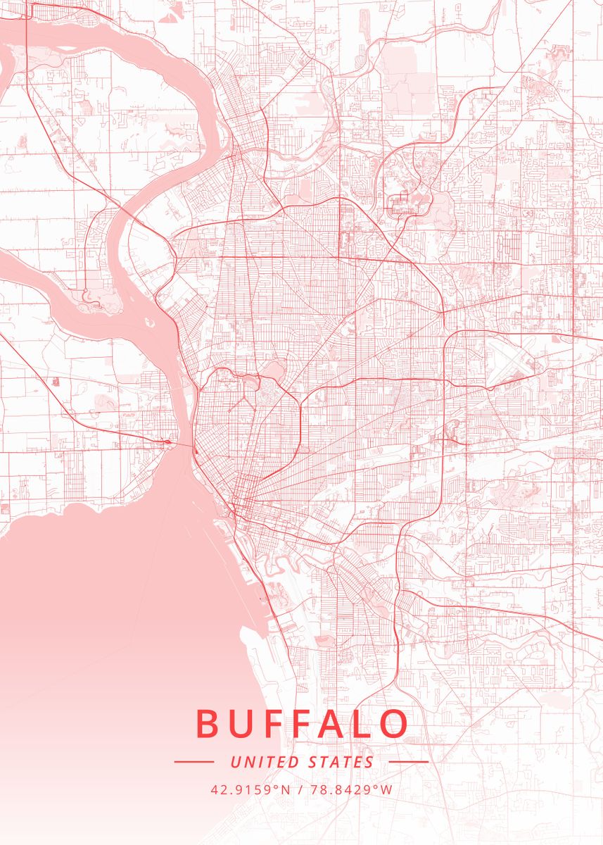 'Buffalo United States' Poster, picture, metal print, paint by Designer ...