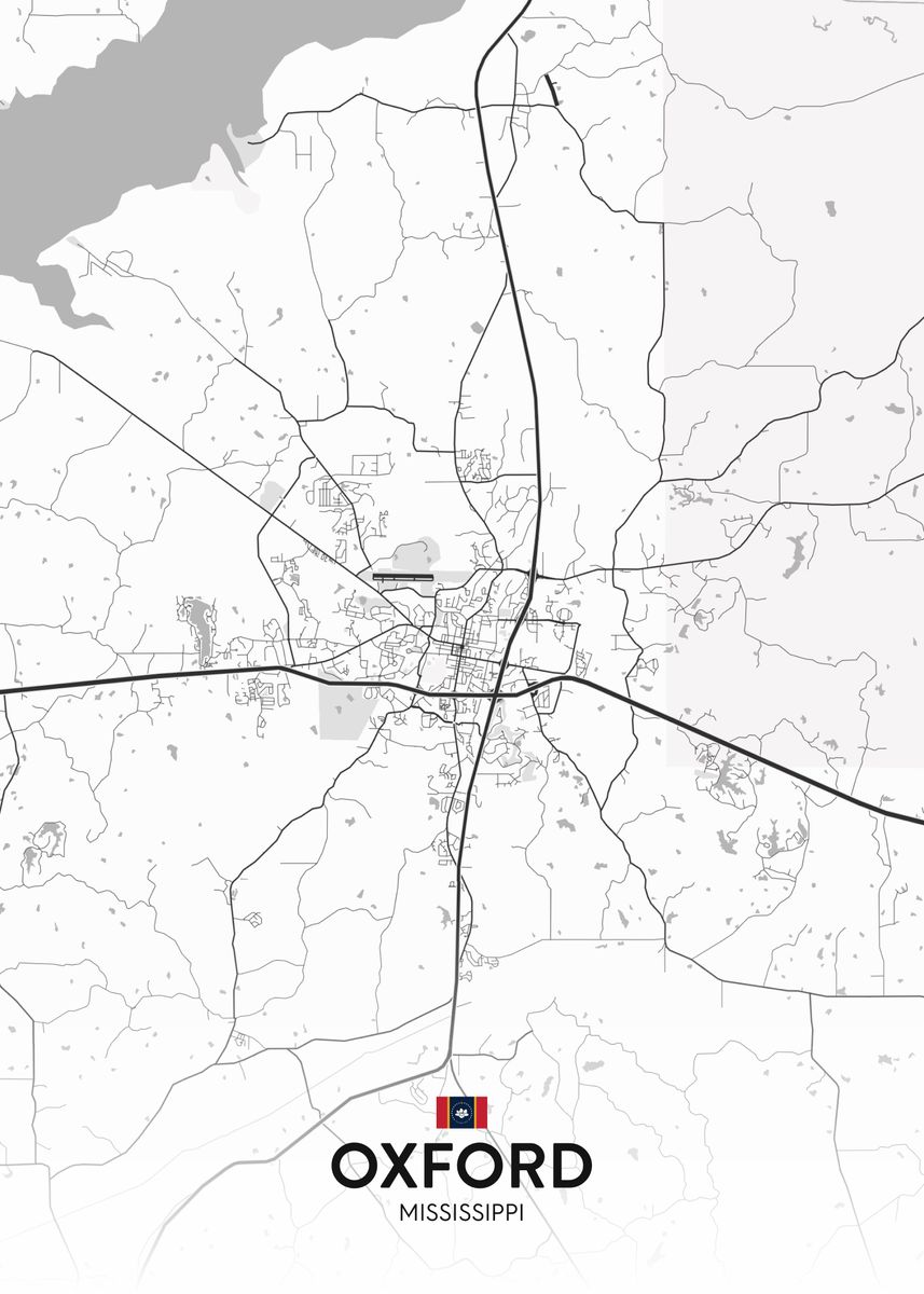 'Oxford MS' Poster, picture, metal print, paint by IMR Designs | Displate