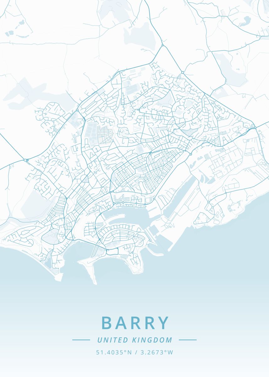 'Barry United Kingdom' Poster, picture, metal print, paint by Designer ...