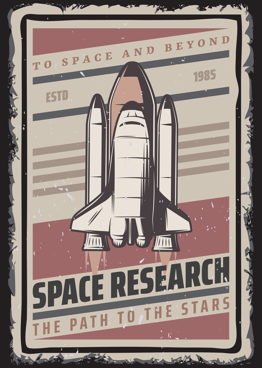 'Space Research' Poster by Bui Hung cu | Displate
