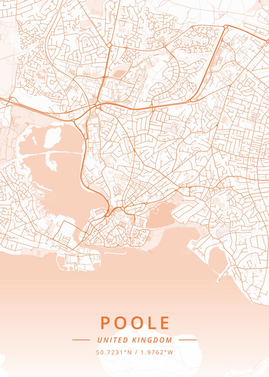 'Poole United Kingdom' Poster, picture, metal print, paint by Designer ...
