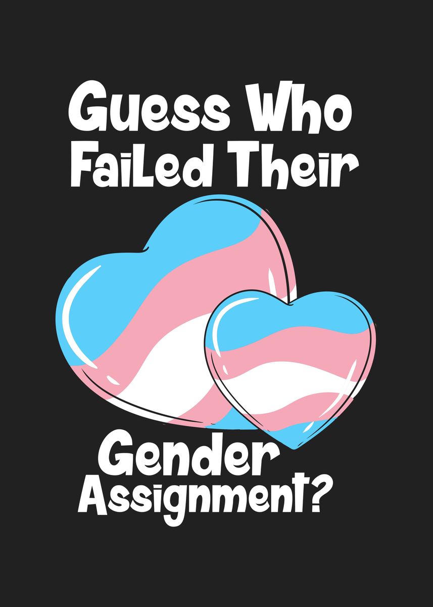 ' Gender Assignment' Poster, picture, metal print, paint by maxdesign ...