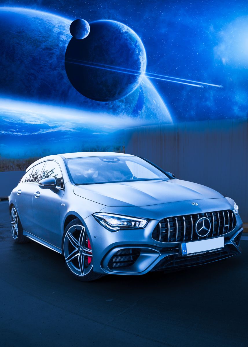 'Mercedes CLS Car' Poster by Motivation ManiaC | Displate