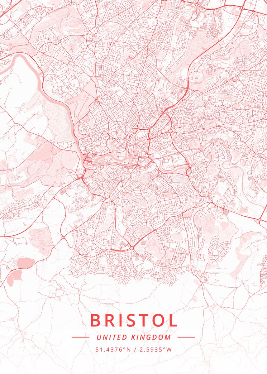 'Bristol United Kingdom' Poster, picture, metal print, paint by ...