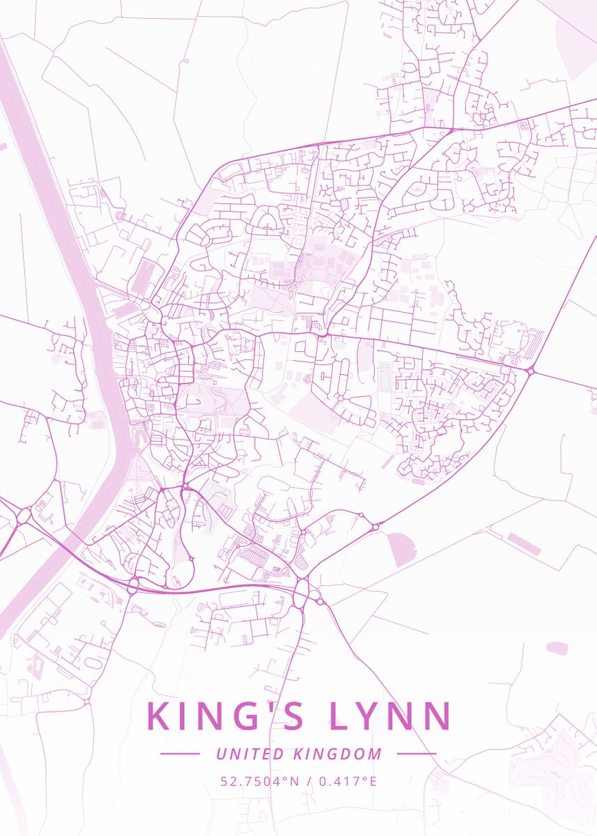 'Kings Lynn United Kingdom' Poster, picture, metal print, paint by ...