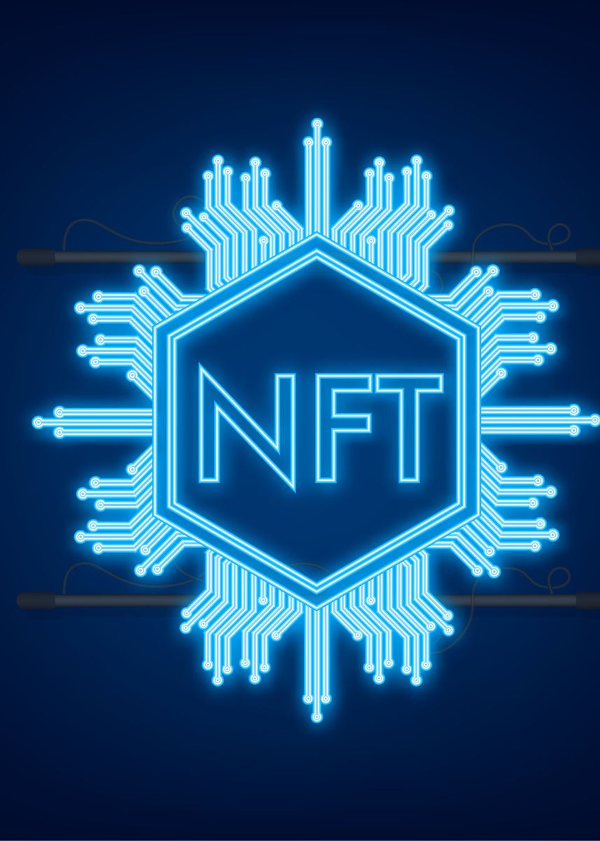 'NFT Crypto Art' Poster by Tim Hinz | Displate