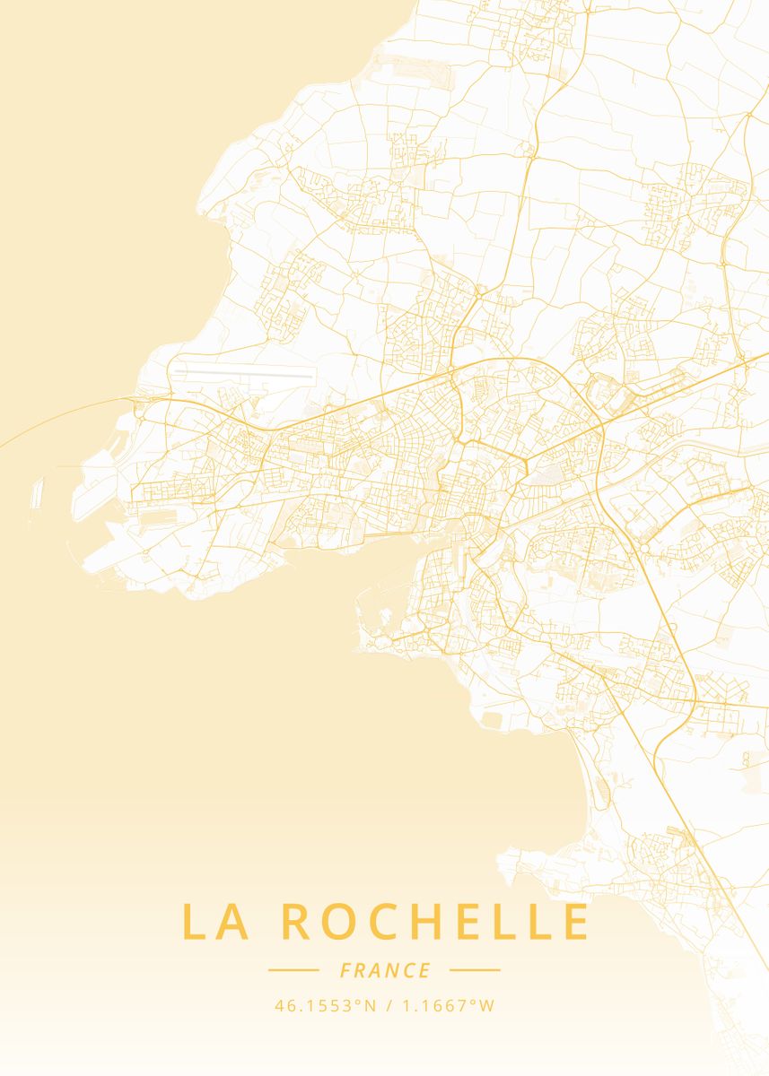 'La Rochelle France' Poster, picture, metal print, paint by Designer ...