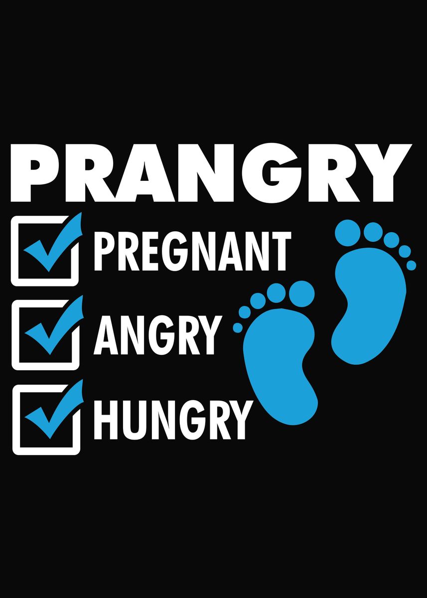 'pregnant pregnancy baby' Poster by Statements | Displate
