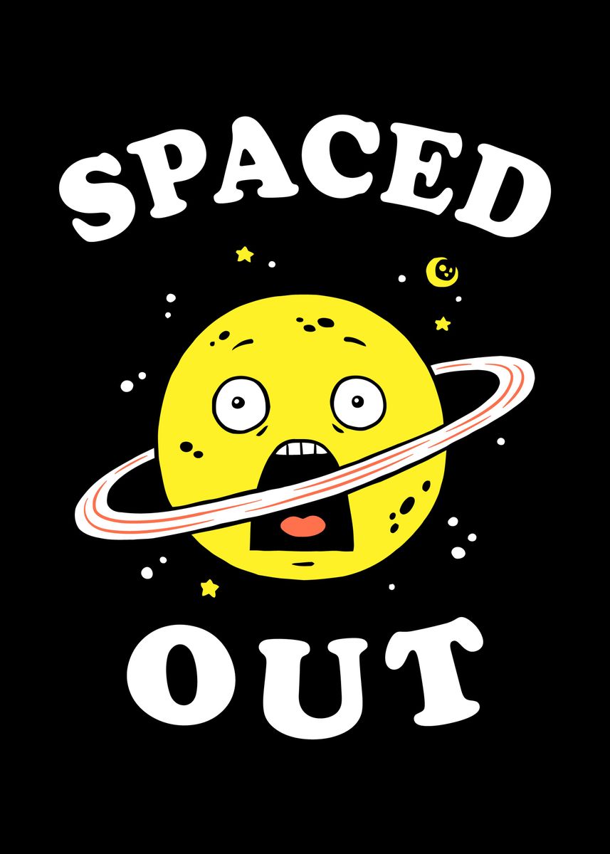 'Spaced Out' Poster by Yipptee | Displate