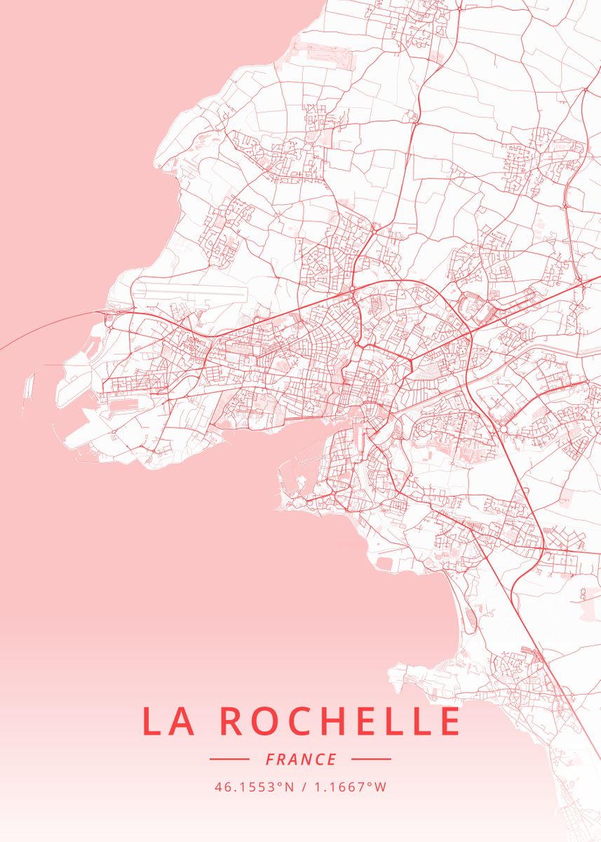 'La Rochelle France' Poster, picture, metal print, paint by Designer ...