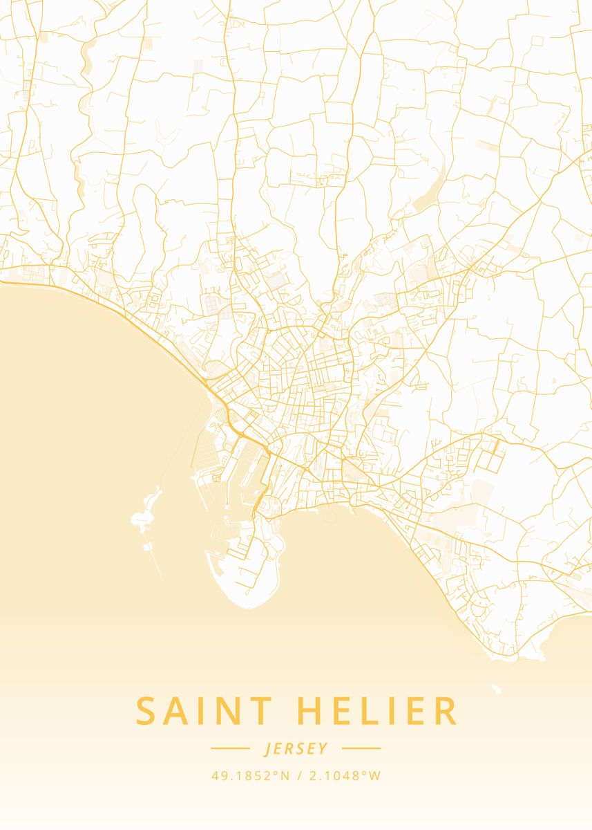 'Saint Helier Jersey' Poster, picture, metal print, paint by Designer ...