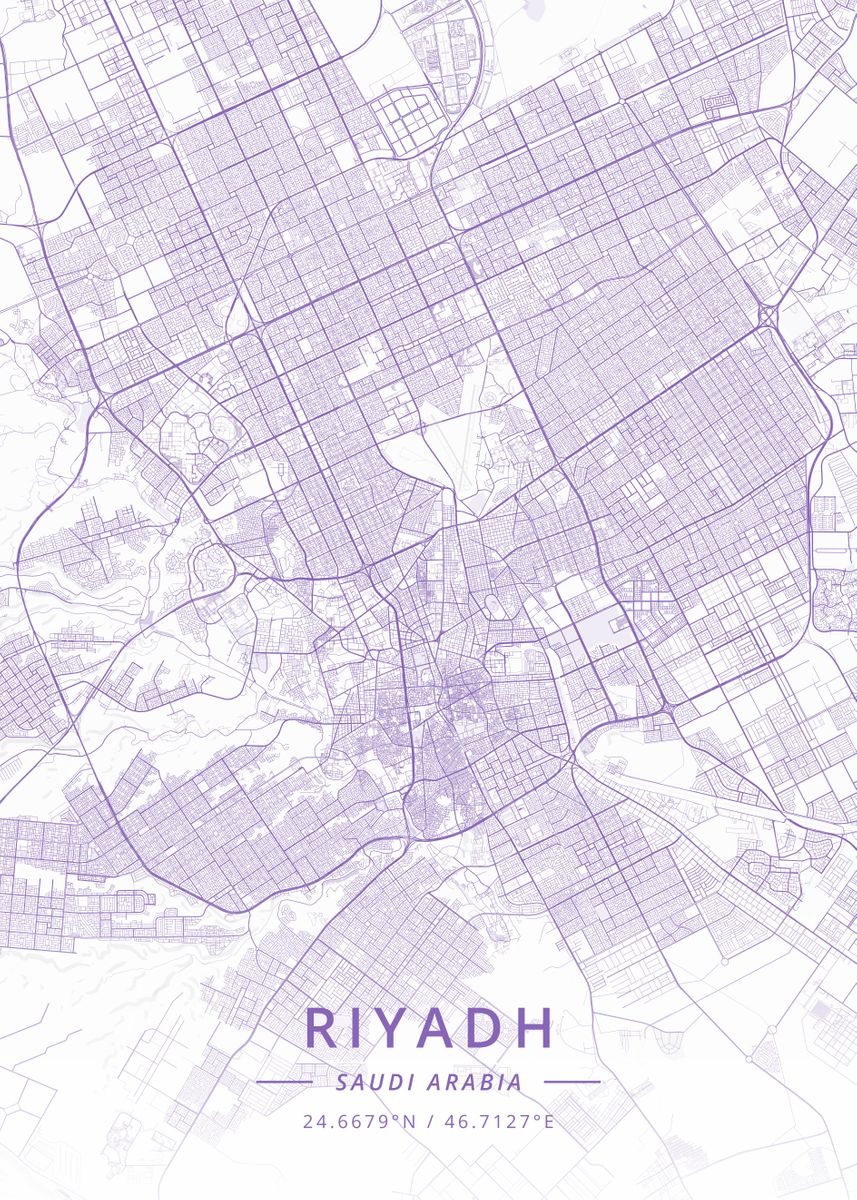 'Riyadh Saudi Arabia' Poster, picture, metal print, paint by Designer ...