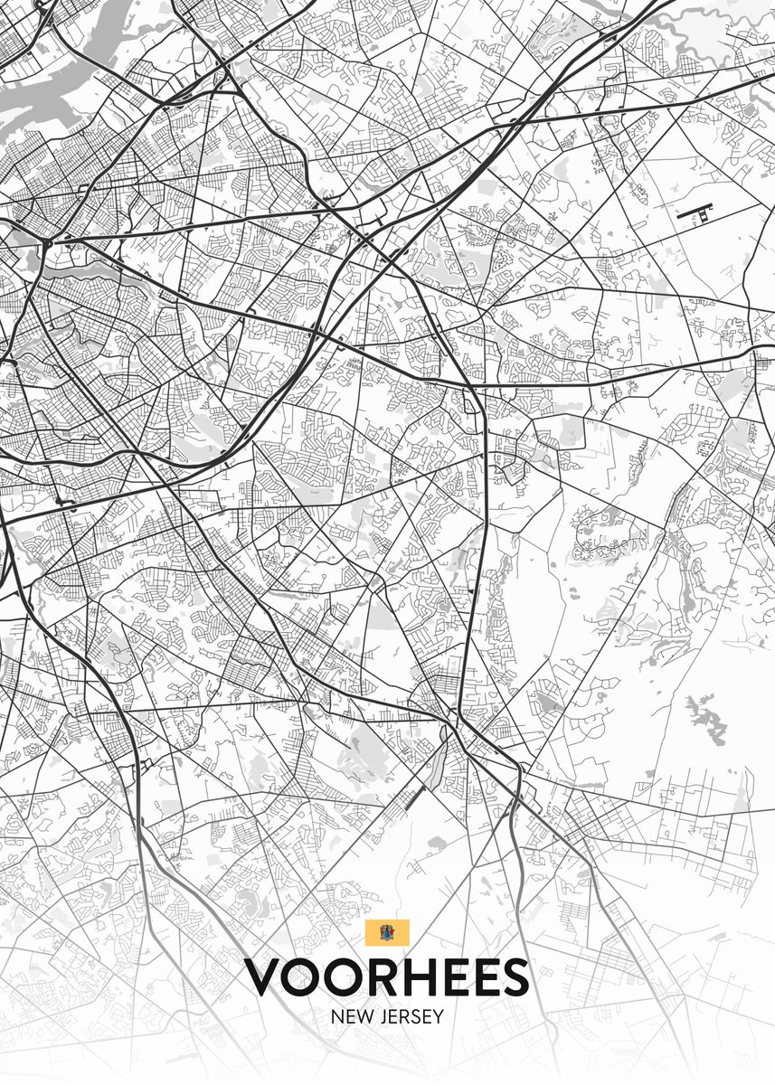 'Voorhees NJ' Poster by IMR Designs | Displate
