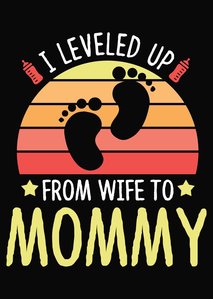 'pregnant pregnancy baby' Poster by Statements | Displate