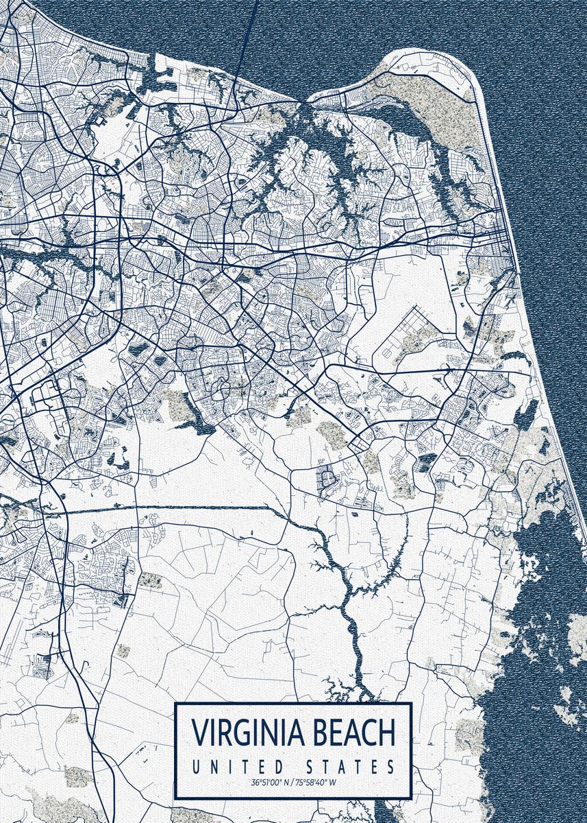 Coastal Virginia Beach Map