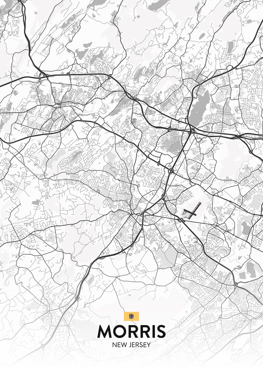 'Morris NJ' Poster by IMR Designs | Displate
