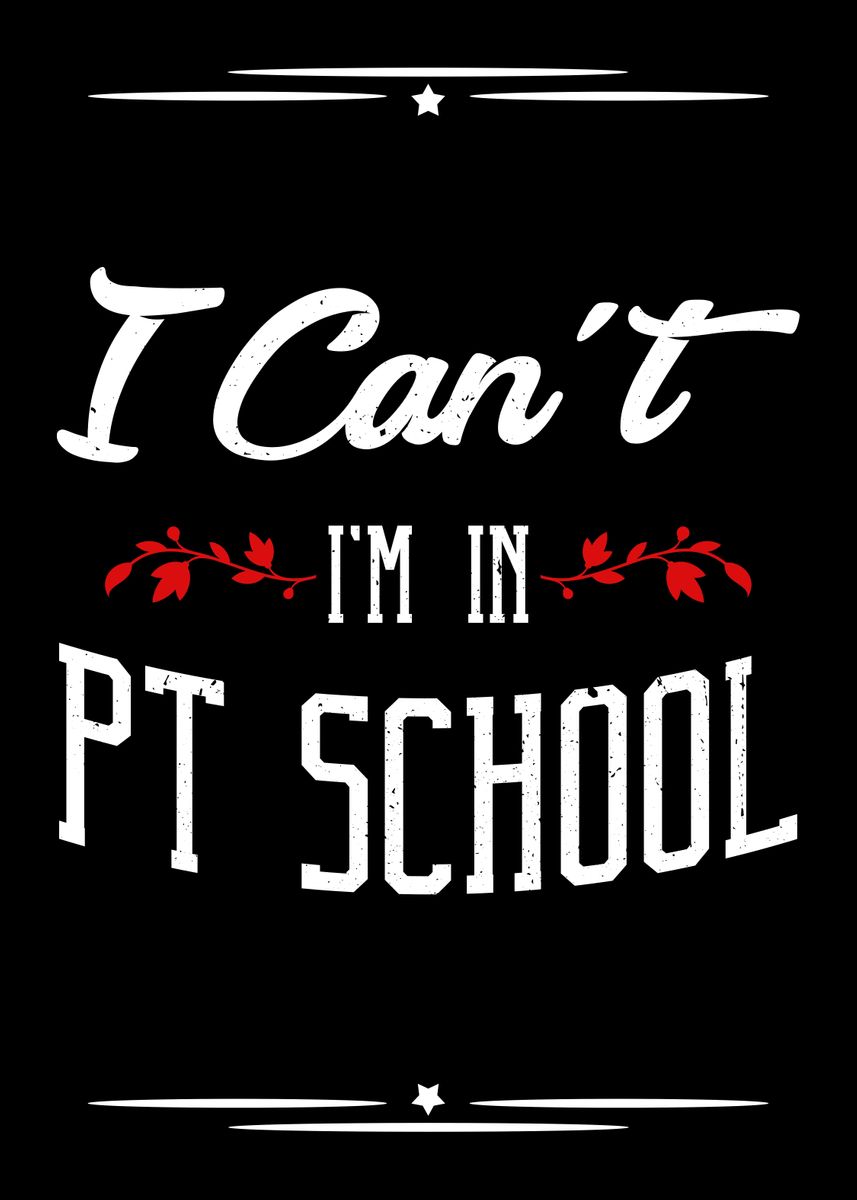 'Physical Therapy School' Poster, picture, metal print, paint by ...