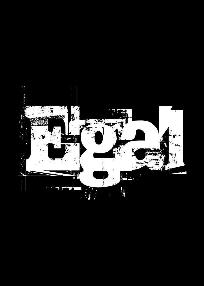 'Egal Gleichgueltig Wurscht' Poster, picture, metal print, paint by ...