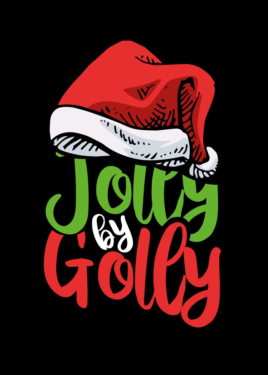 'jolly by golly' Poster, picture, metal print, paint by BeMi | Displate