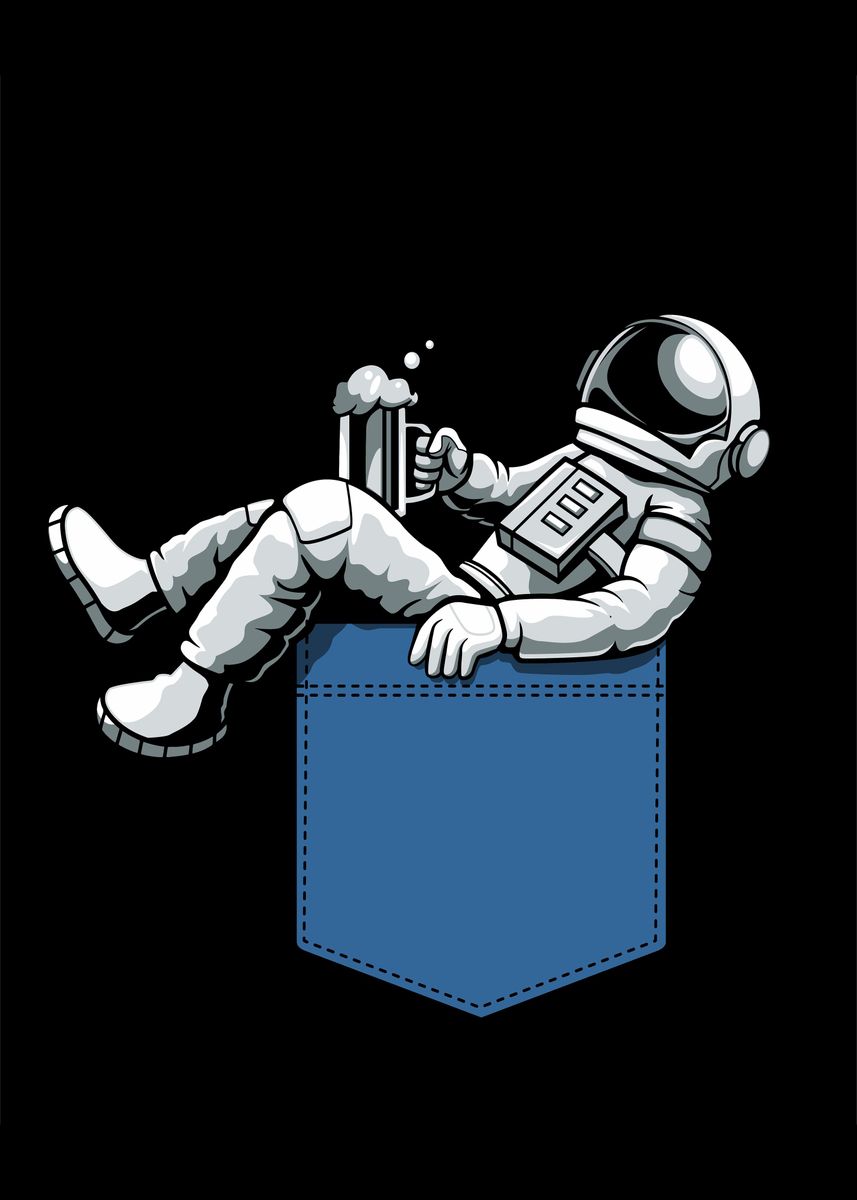 'Just chilling' Poster, picture, metal print, paint by Designersen ...