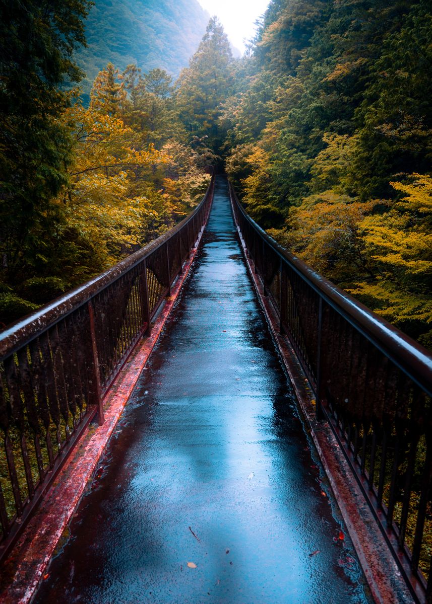 'Bridge to the Nature' Poster by Azuchi Dragon | Displate