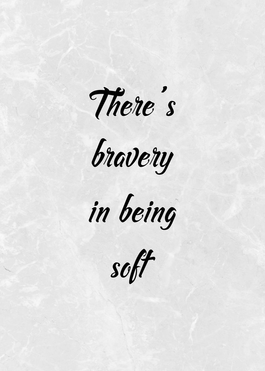 'Bravery' Poster by Neon Moon | Displate