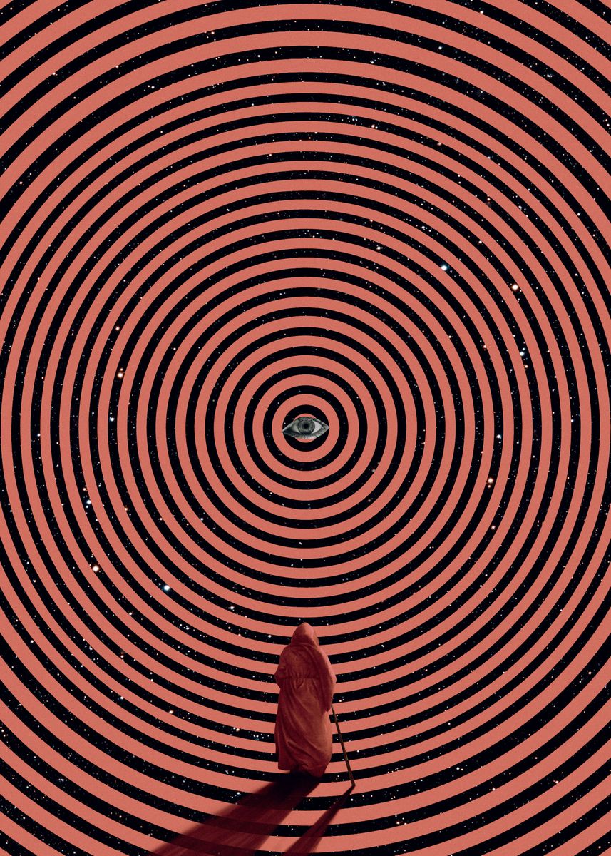 'Distortion of reality' Poster, picture, metal print, paint by ...