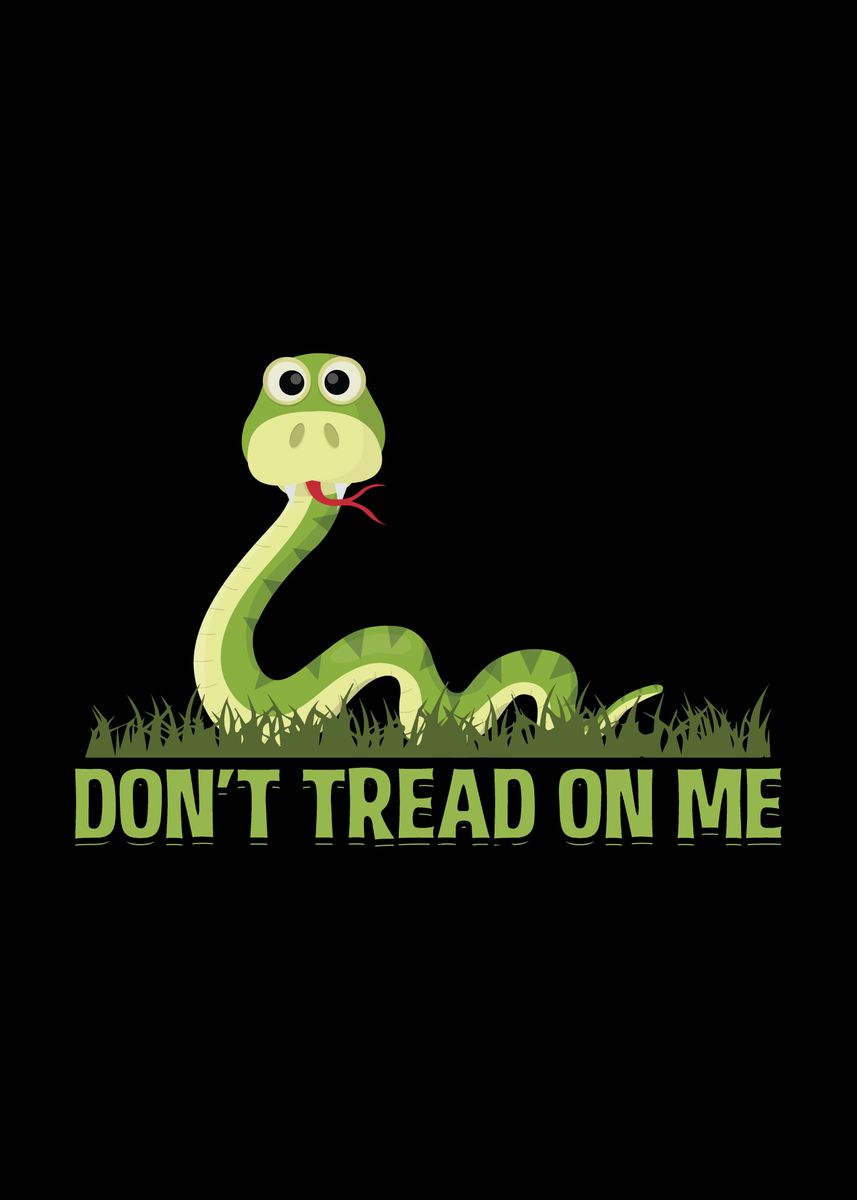 'Snake Reptile Snakes Gifts' Poster, picture, metal print, paint by TW ...