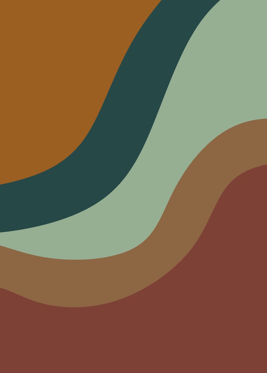 '70s Muddy Water' Poster, picture, metal print, paint by Creatify ...