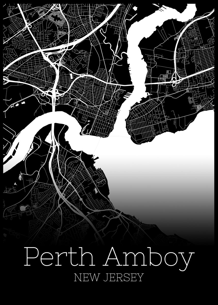 'Perth Amboy New Jersey ' Poster, picture, metal print, paint by ...