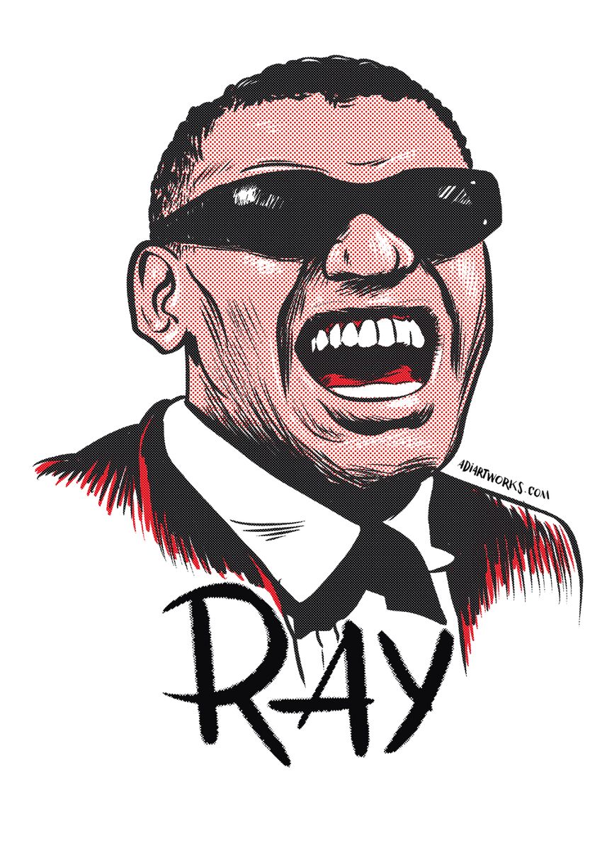 'Ray' Poster, picture, metal print, paint by Adi | Displate