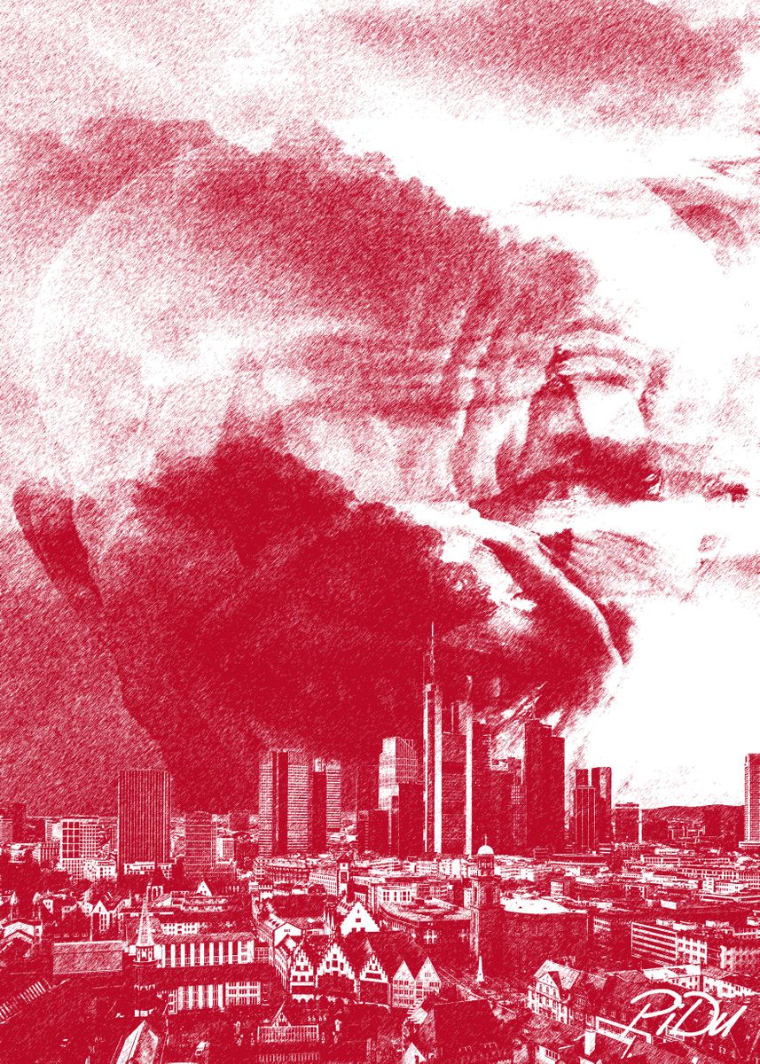 'Silent Evil' Poster, picture, metal print, paint by PiDu Piotr Dulski ...