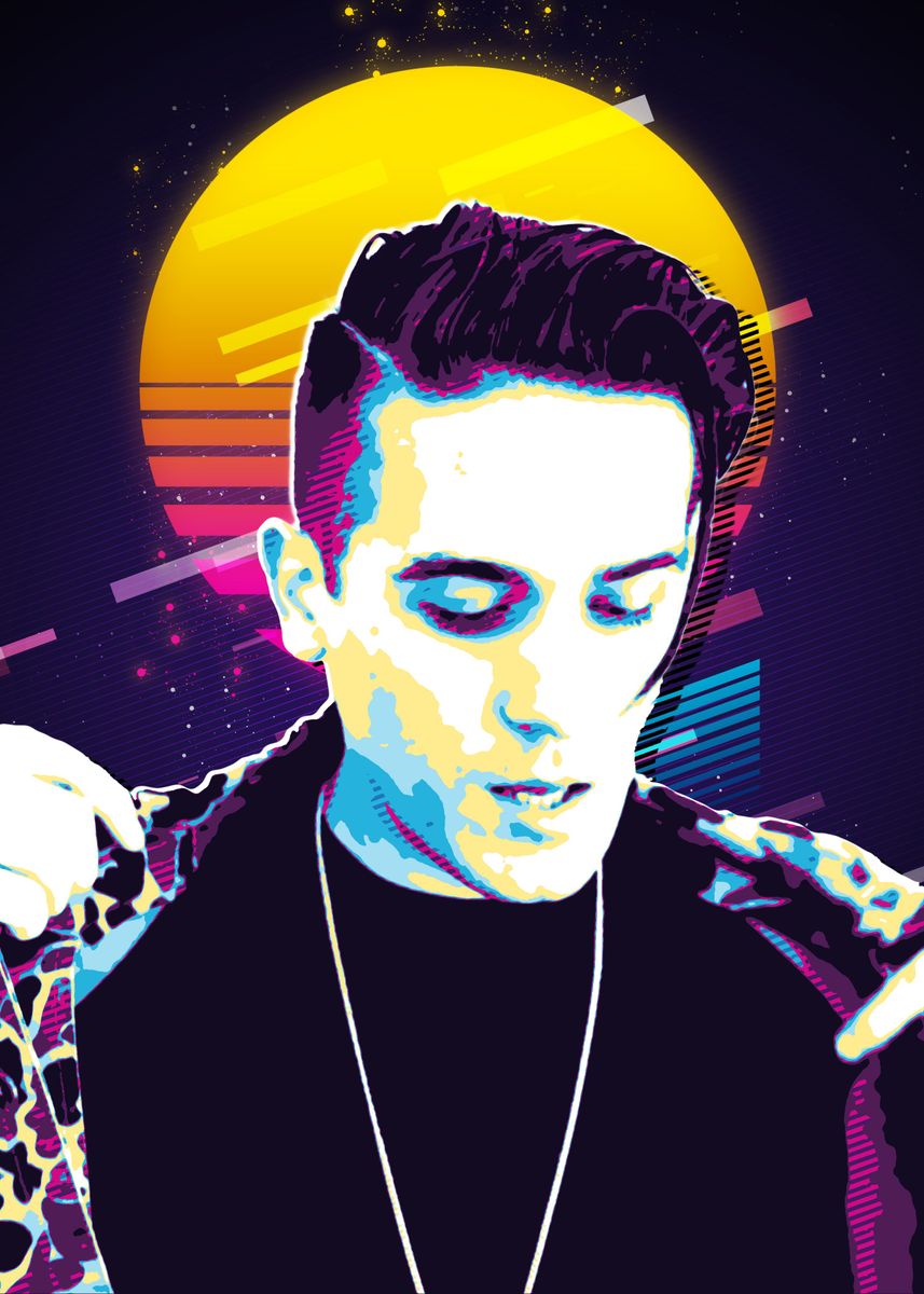 'G Eazy' Poster, picture, metal print, paint by Trending Music Retro ...