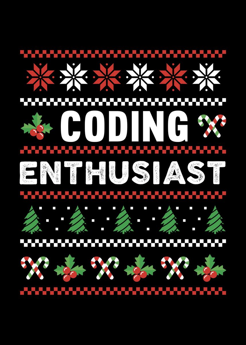 'Coding Christmas Gift' Poster by Philip Anders | Displate