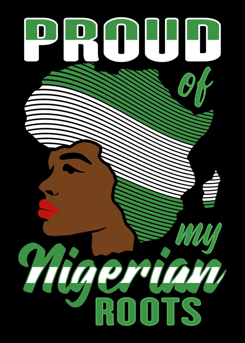 'Nigerian Woman Nigerian' Poster, picture, metal print, paint by ...