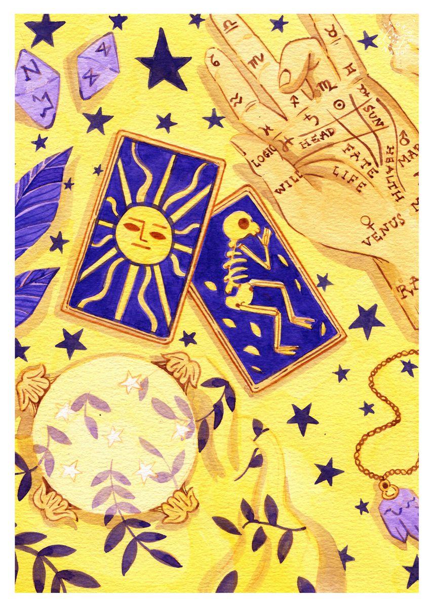 'Divination' Poster, picture, metal print, paint by LaGriffedeMaho ...