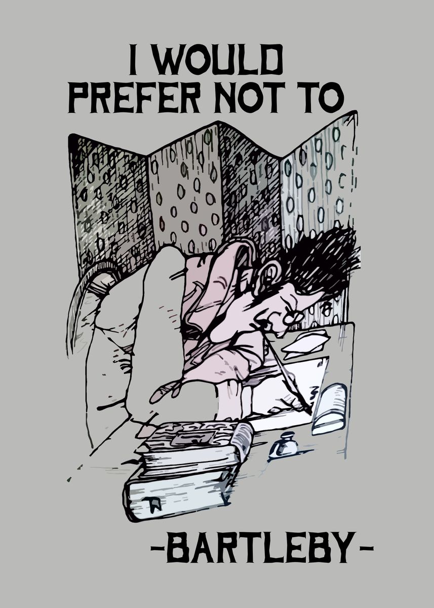 'Bartleby The Scrivener' Poster by arkitekta | Displate