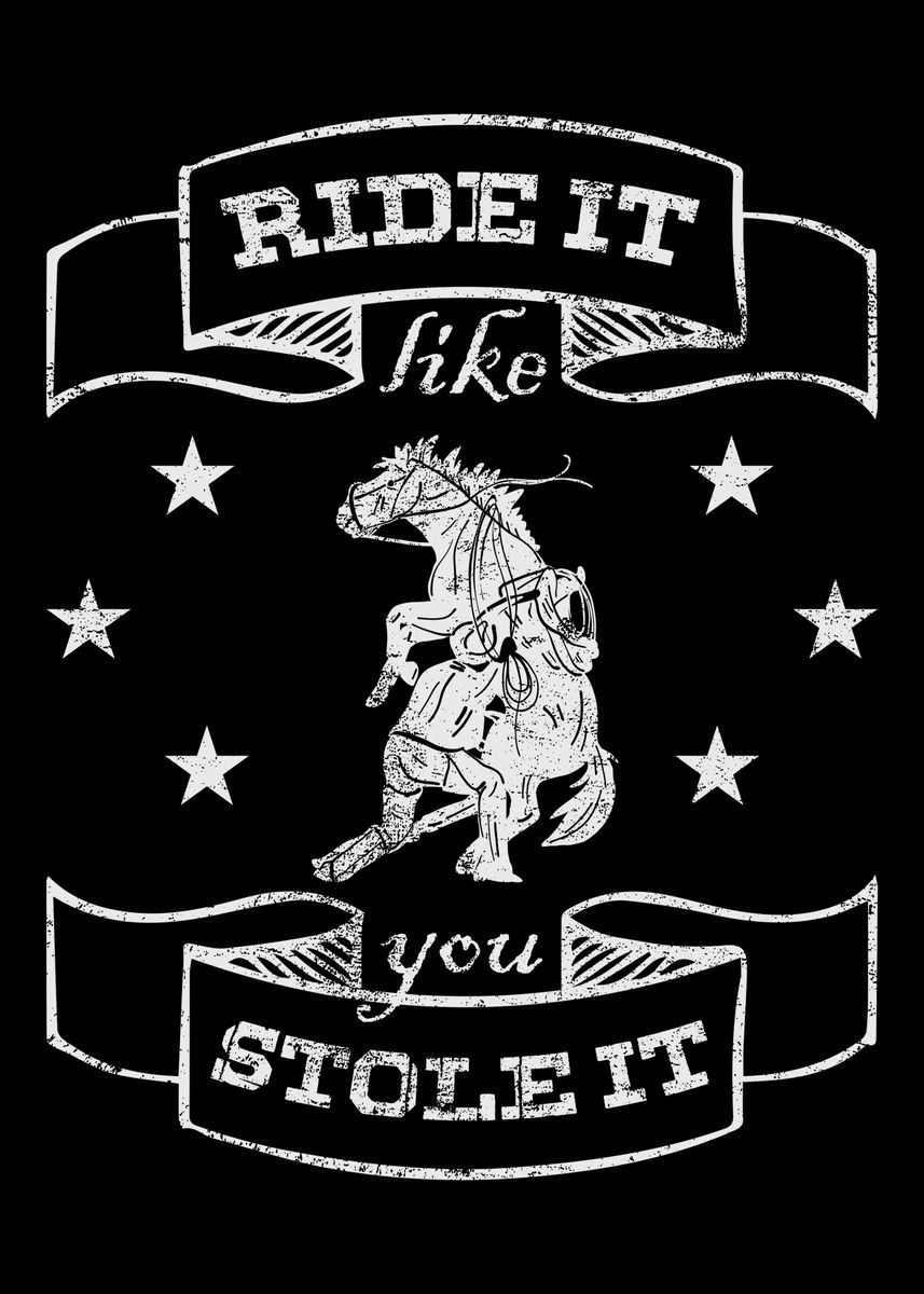 'Barrel Racing Show Horse' Poster by CrazySquirrel | Displate