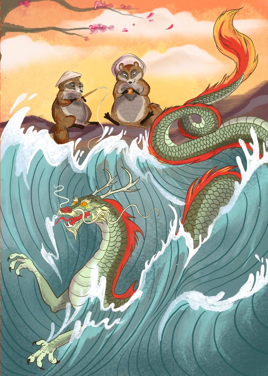 'Gone Fishing' Poster, picture, metal print, paint by Abigail Roscoe ...
