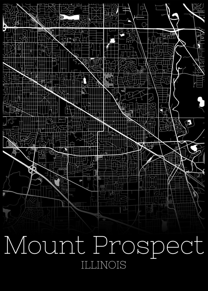 'Mount Prospect Illinois ' Poster by RelDesign | Displate