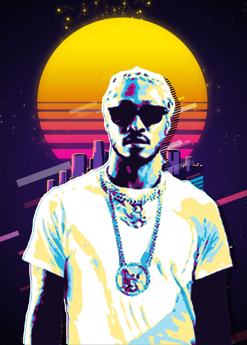 'Future' Poster, picture, metal print, paint by Trending Music Retro ...