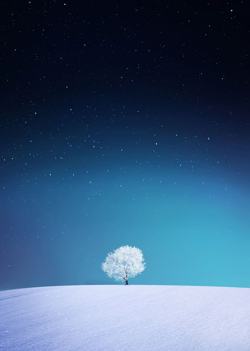 'White Tree' Poster, picture, metal print, paint by World Class Photos ...