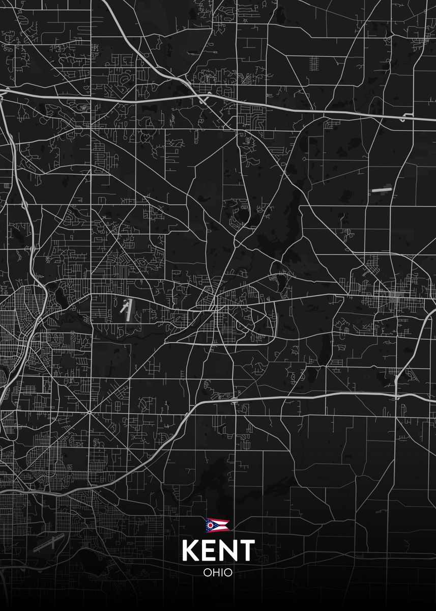 'Kent OH' Poster by IMR Designs | Displate