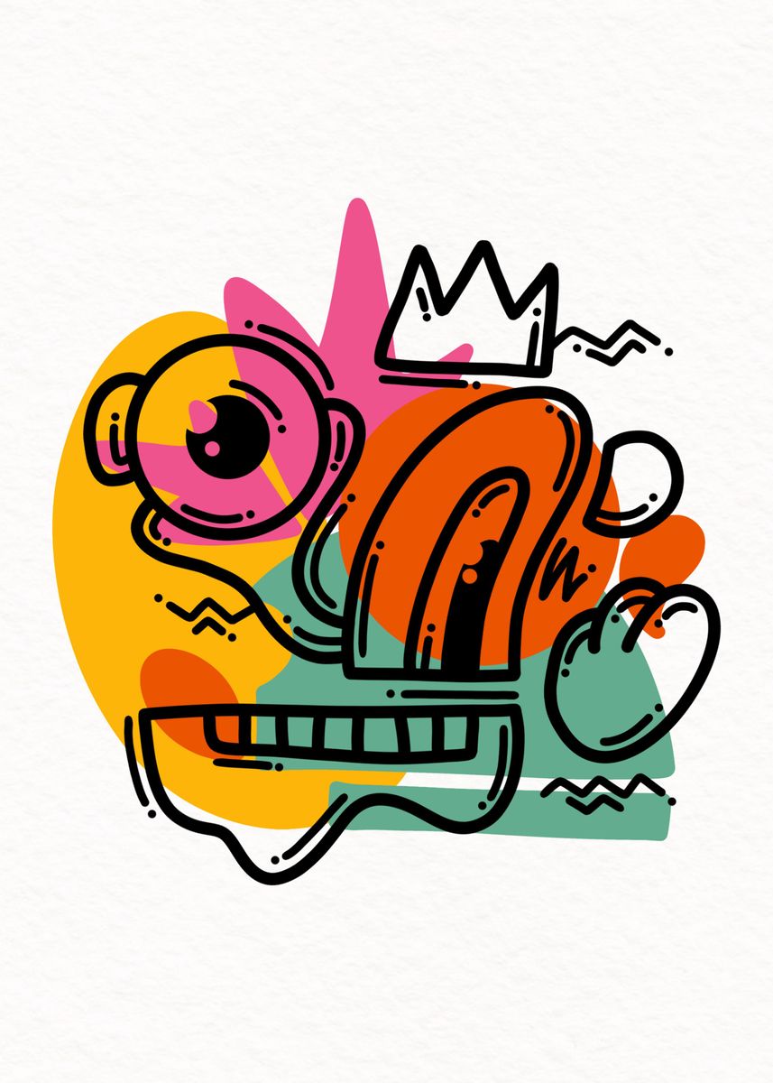 'BUG KING' Poster by illustrariz | Displate