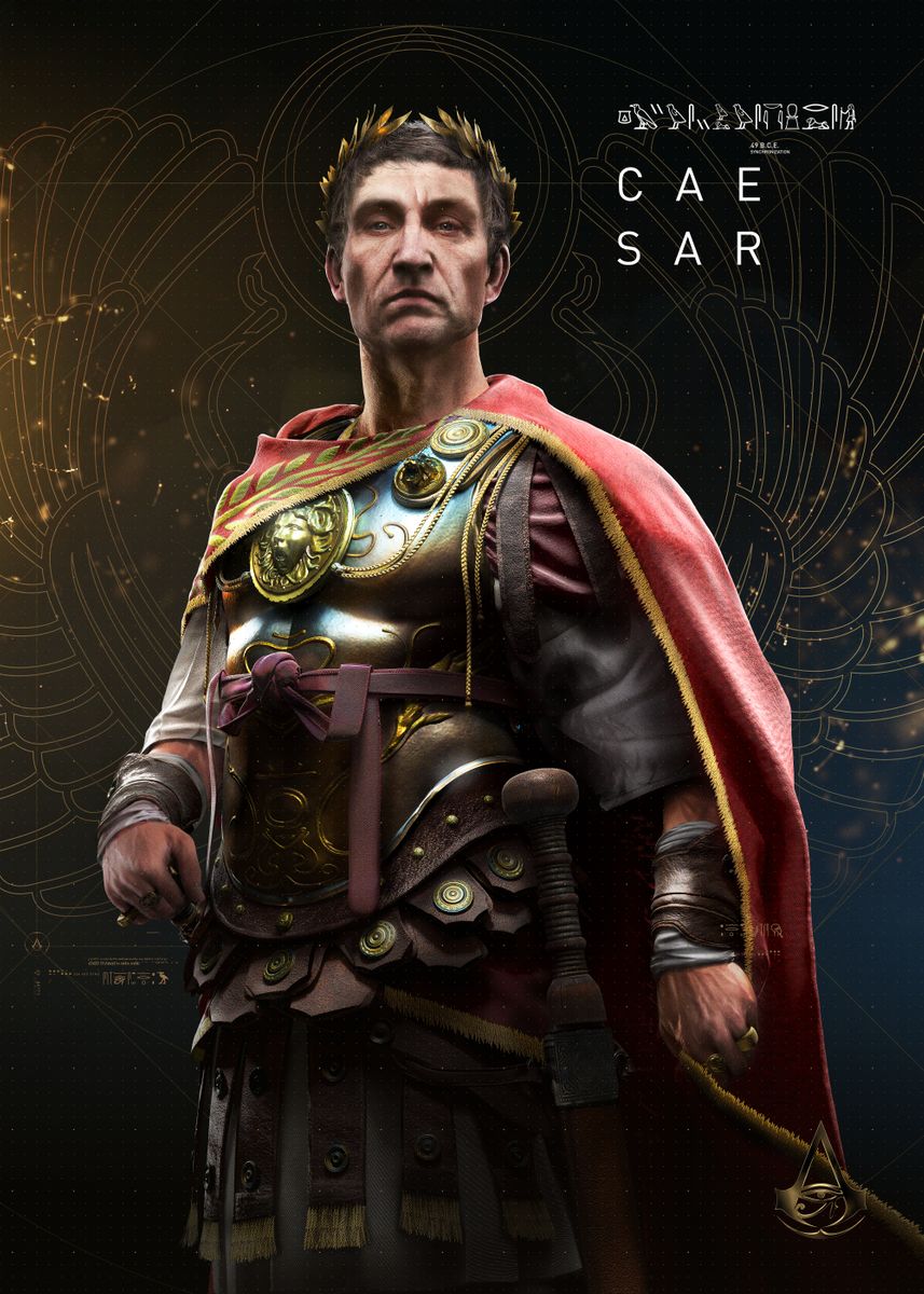 'Ceasar' Poster, picture, metal print, paint by Assassin's Creed | Displate