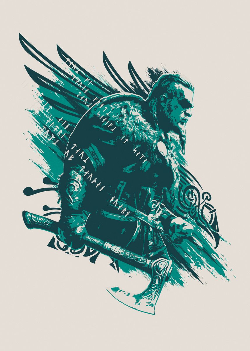 'Raven Soul' Poster, picture, metal print, paint by Assassin's Creed ...