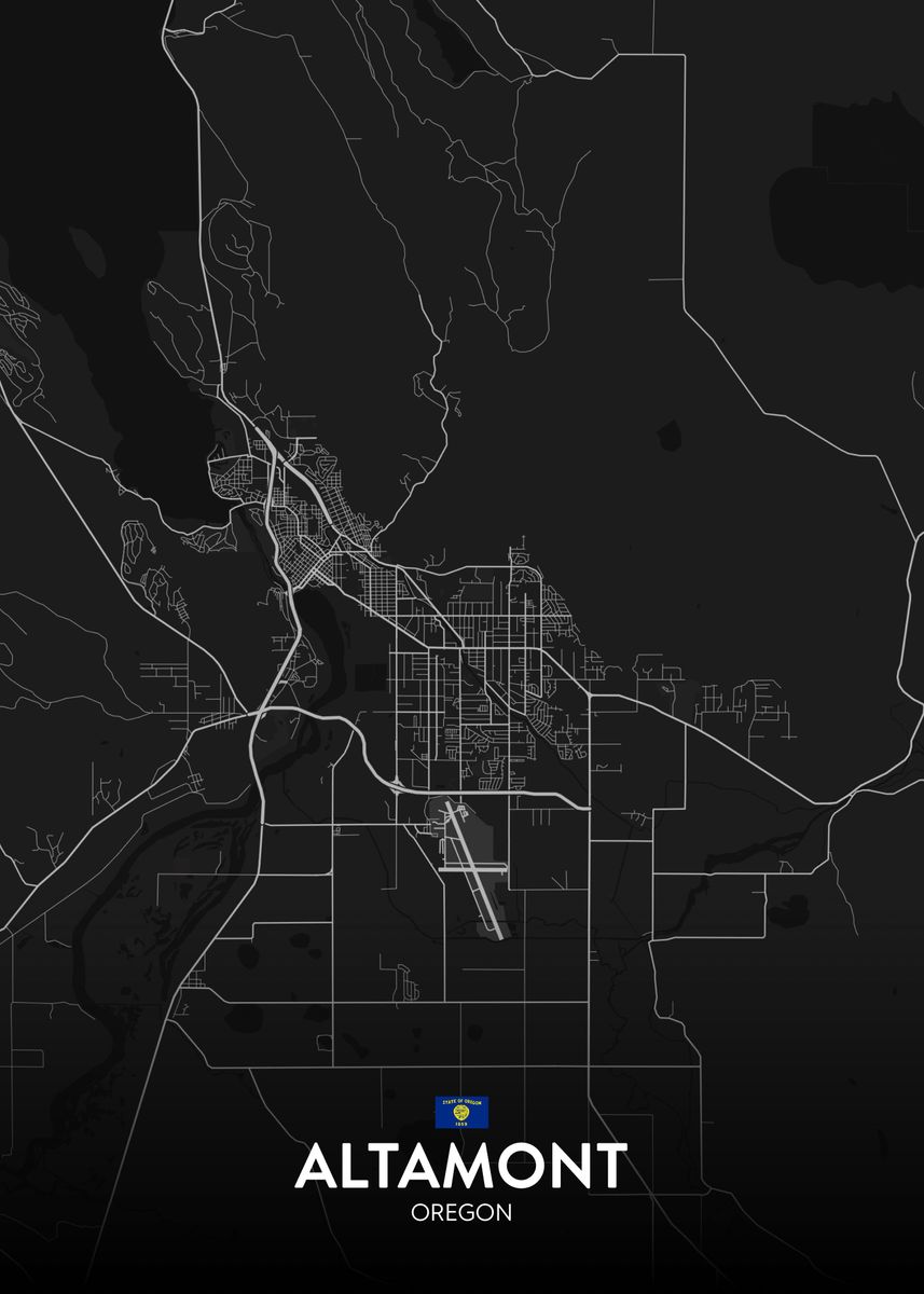 'Altamont OR' Poster, picture, metal print, paint by IMR Designs | Displate