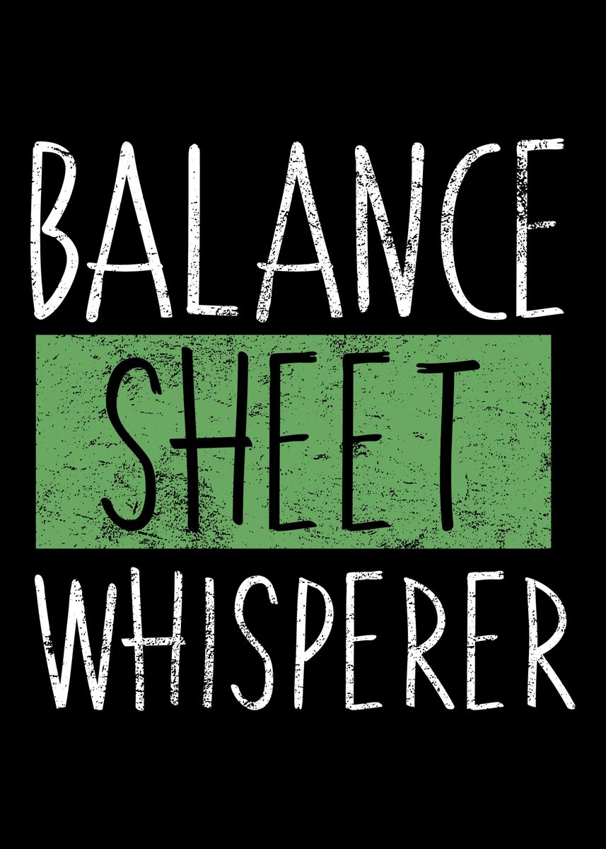 'Accountant Bookkeeper' Poster by CrazySquirrel | Displate